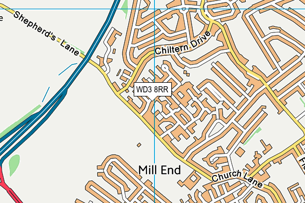 WD3 8RR maps, stats, and open data