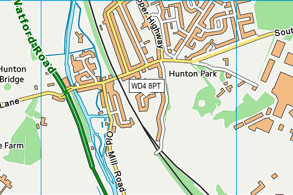 WD4 8PT maps, stats, and open data