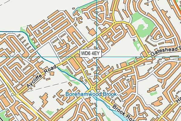 WD6 4EY maps, stats, and open data