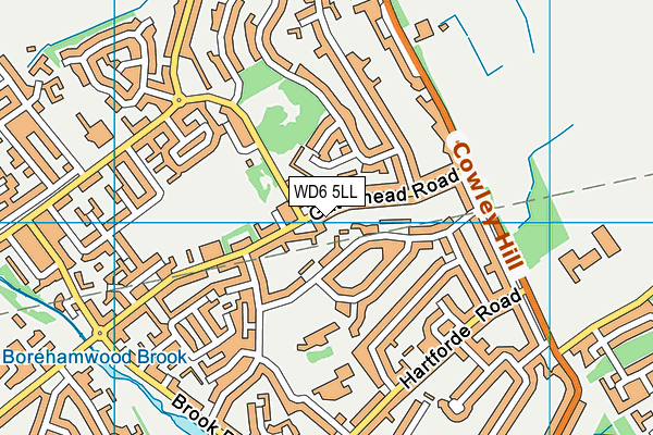 WD6 5LL maps, stats, and open data