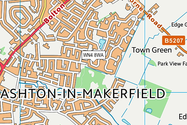 WN4 8WA maps, stats, and open data