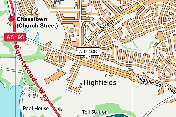 WS7 4QR maps, stats, and open data