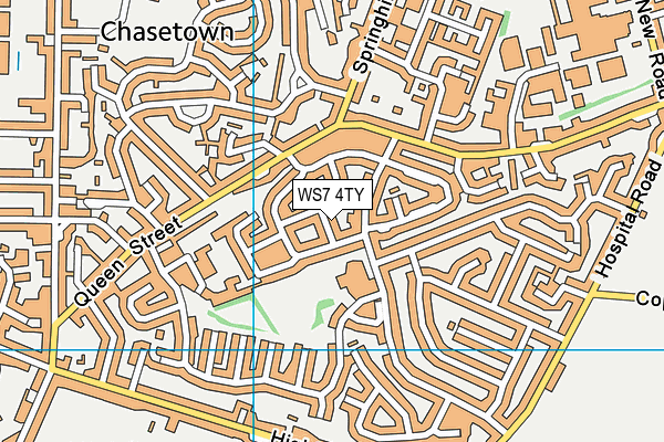 WS7 4TY maps, stats, and open data