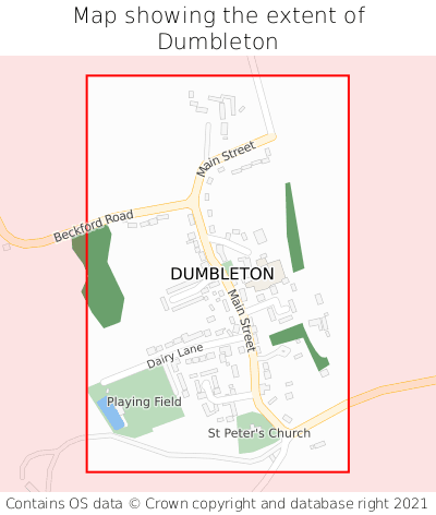 Where is Dumbleton? Dumbleton on a map