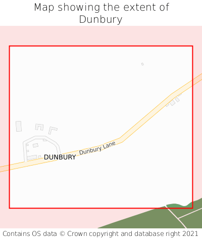 Where is Dunbury? Dunbury on a map