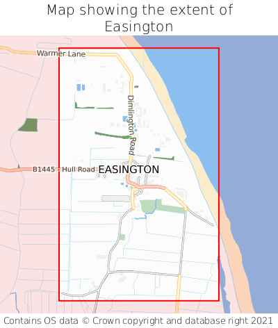 Where is Easington? Easington on a map