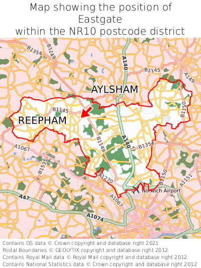 Where is Eastgate? Eastgate on a map