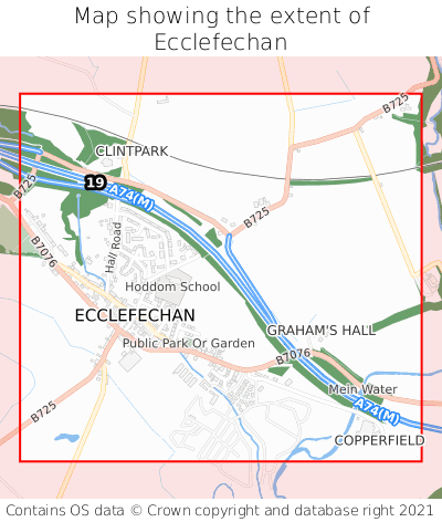 Where is Ecclefechan? Ecclefechan on a map
