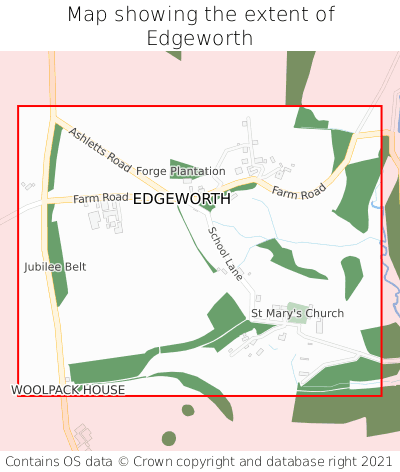 Where is Edgeworth? Edgeworth on a map