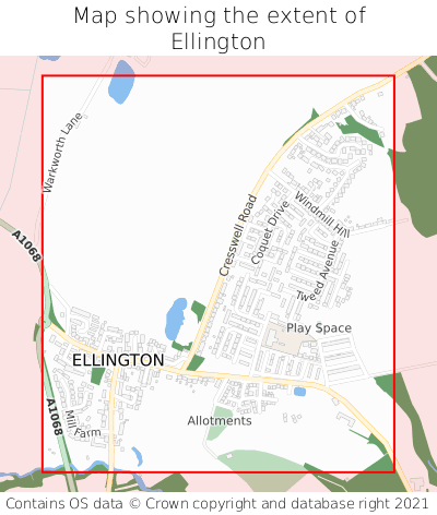 Where is Ellington? Ellington on a map