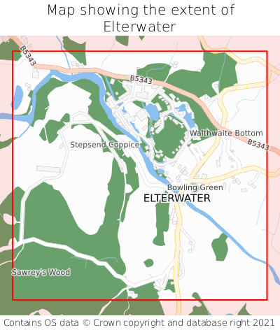 Where is Elterwater? Elterwater on a map