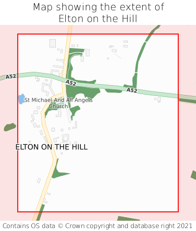 Where is Elton on the Hill? Elton on the Hill on a map