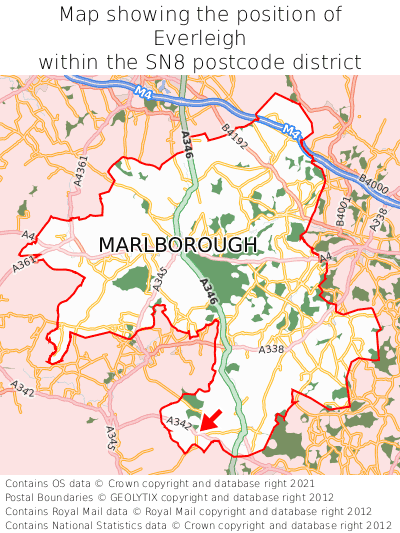 Where is Everleigh? Everleigh on a map