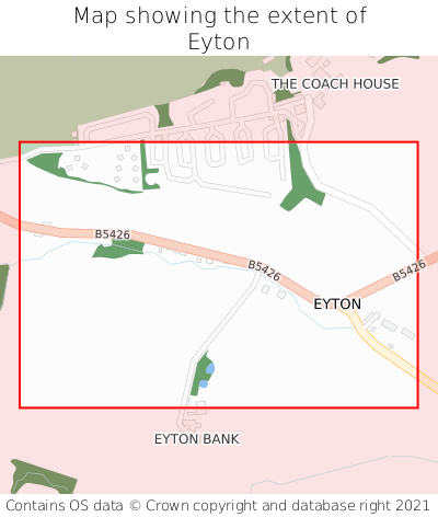 Where is Eyton? Eyton on a map
