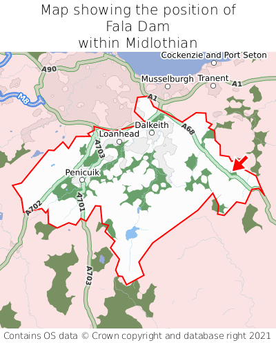 Where is Fala Dam? Fala Dam on a map