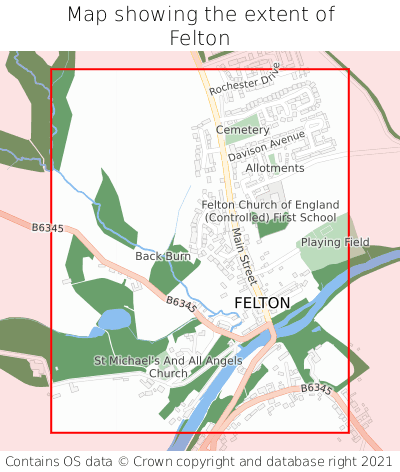 Where is Felton? Felton on a map