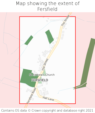 Where is Fersfield? Fersfield on a map