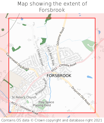 Where is Forsbrook? Forsbrook on a map