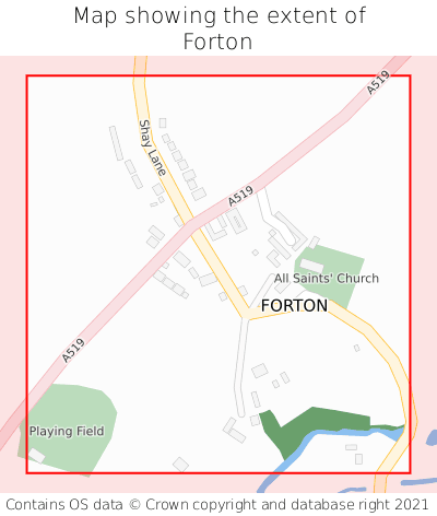 Where is Forton? Forton on a map