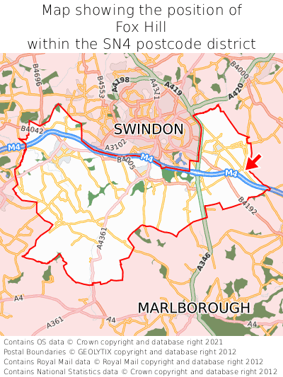 Where is Fox Hill? Fox Hill on a map