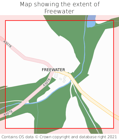 Where is Freewater? Freewater on a map