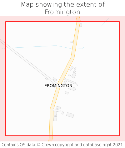 Where is Fromington? Fromington on a map