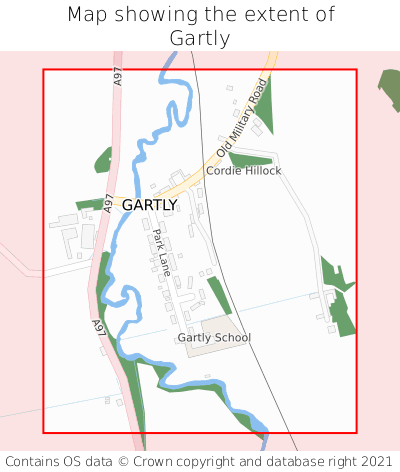 Where is Gartly? Gartly on a map