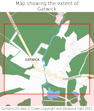 Where is Gatwick? Gatwick on a map
