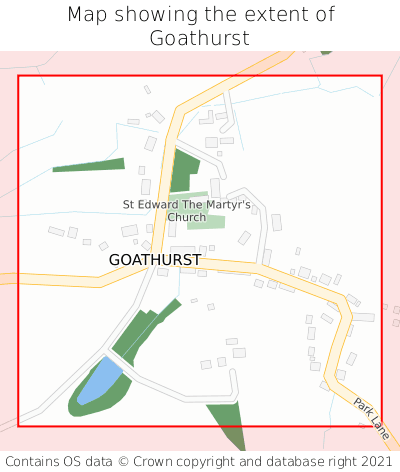 Where is Goathurst? Goathurst on a map