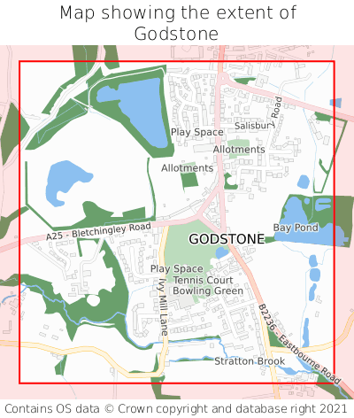 Where is Godstone? Godstone on a map