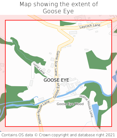 Where is Goose Eye? Goose Eye on a map