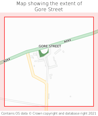 Where is Gore Street? Gore Street on a map