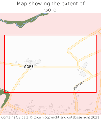 Where is Gore? Gore on a map