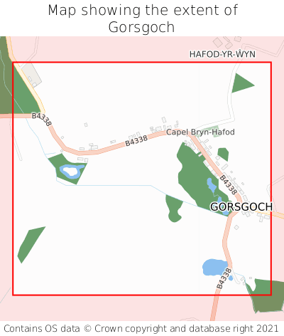 Where is Gorsgoch? Gorsgoch on a map