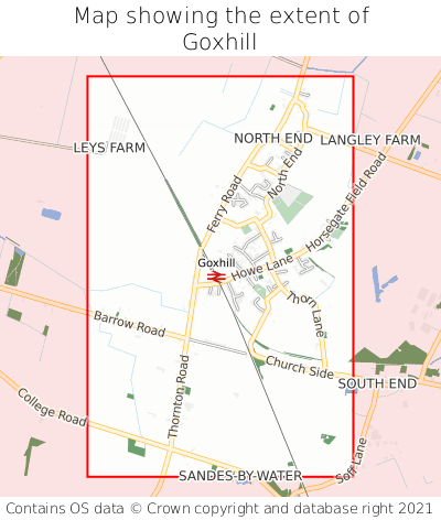 Where is Goxhill? Goxhill on a map