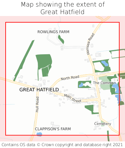 Where is Great Hatfield? Great Hatfield on a map
