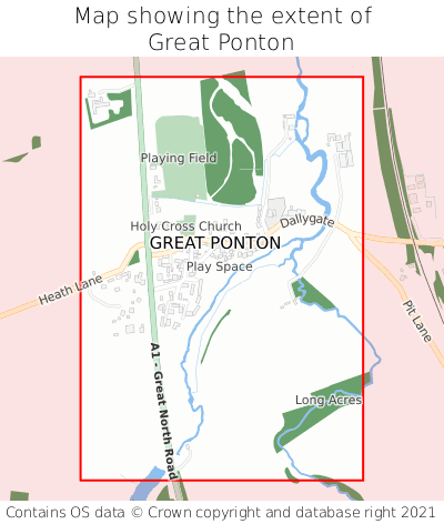 Where is Great Ponton? Great Ponton on a map