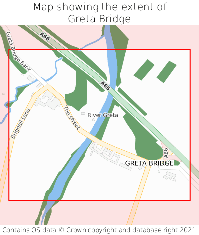 Where is Greta Bridge? Greta Bridge on a map
