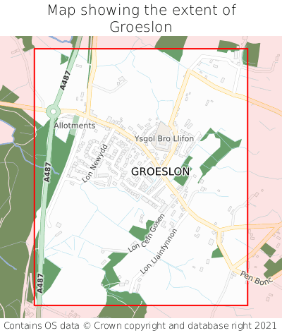 Where is Groeslon? Groeslon on a map