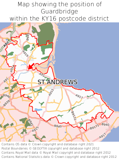 Where is Guardbridge? Guardbridge on a map