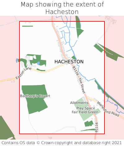 Where is Hacheston? Hacheston on a map
