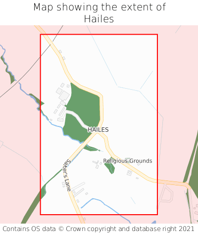 Where is Hailes? Hailes on a map