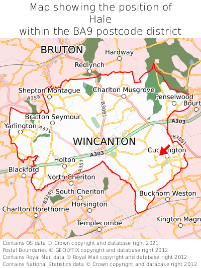 Where is Hale? Hale on a map