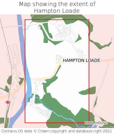 Where is Hampton Loade? Hampton Loade on a map
