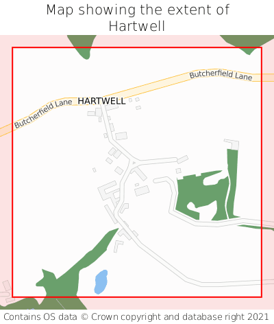 Where is Hartwell? Hartwell on a map