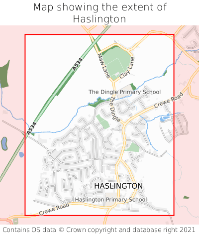 Where is Haslington? Haslington on a map