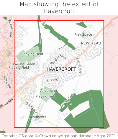 Where is Havercroft? Havercroft on a map
