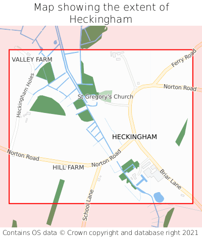 Where is Heckingham? Heckingham on a map
