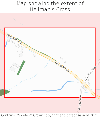 Where is Hellman's Cross? Hellman's Cross on a map