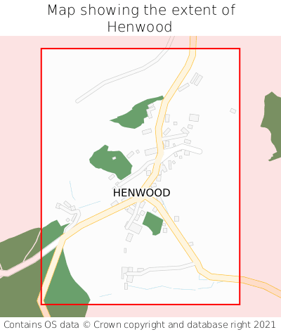 Where is Henwood? Henwood on a map